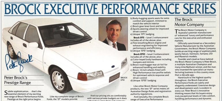 BROCK 1990 EA Falcon - XR6 & XR8 Club of Queensland